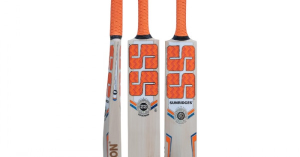 SS Orange English Willow Bat - Sanneu Sports