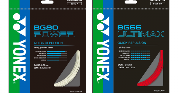 Combo Yonex BG 80 Power And BG 66 Ultimax Badminton String - Sanneu Sports
