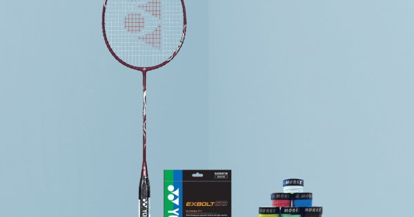 Yonex Astrox Lite 45i Badminton Racquet, Yonex Exbolt 68 String, Morex ...