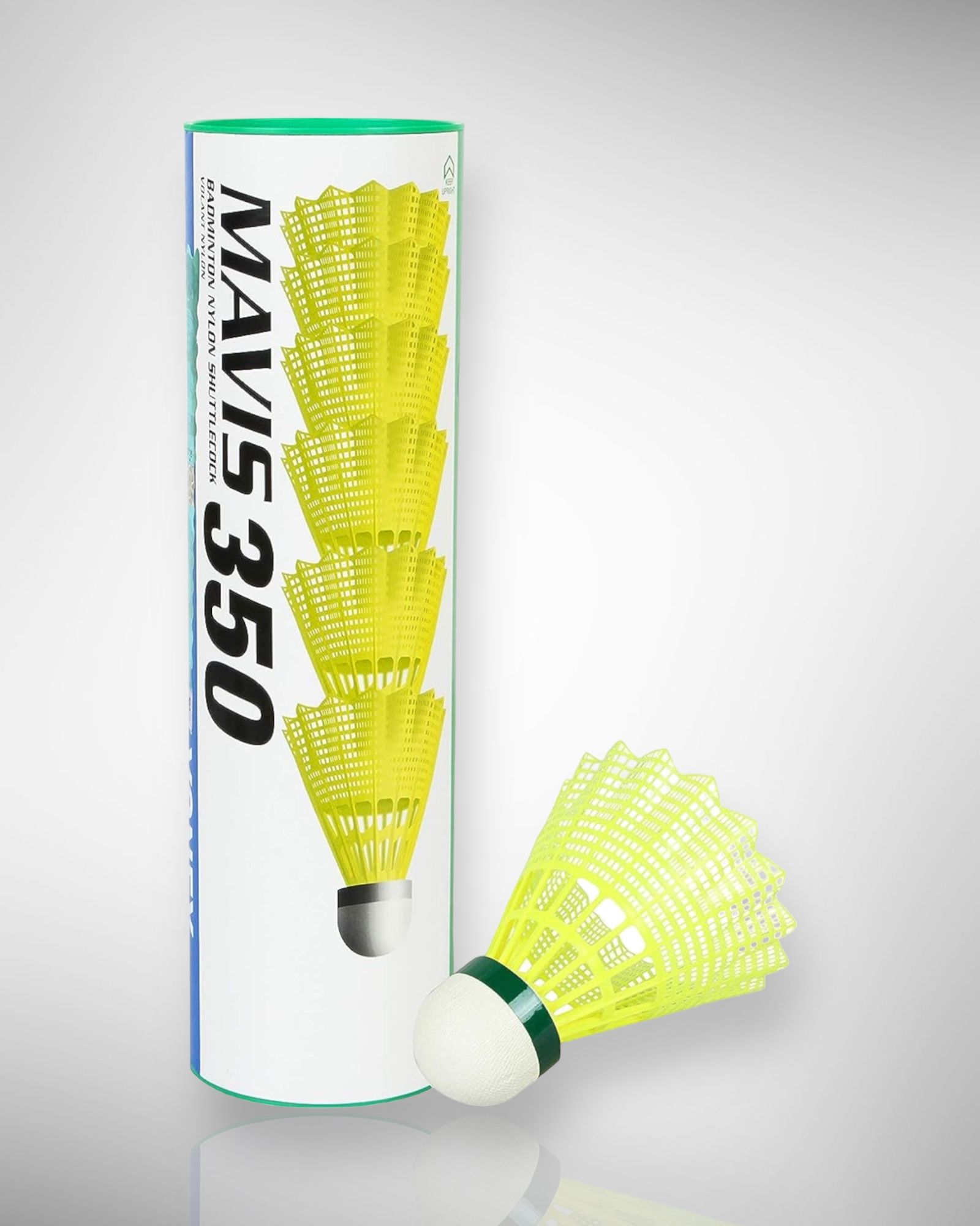 Yonex Mavis 350 Green Cap Shuttle Cock Sanneu Sports